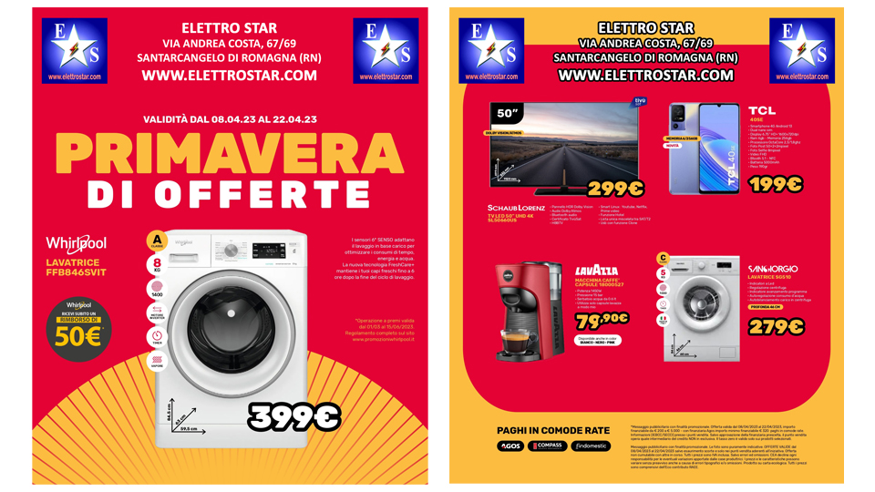 Una Primavera di Offerte da Elettro Star Una Primavera di Offerte da Elettro Star
